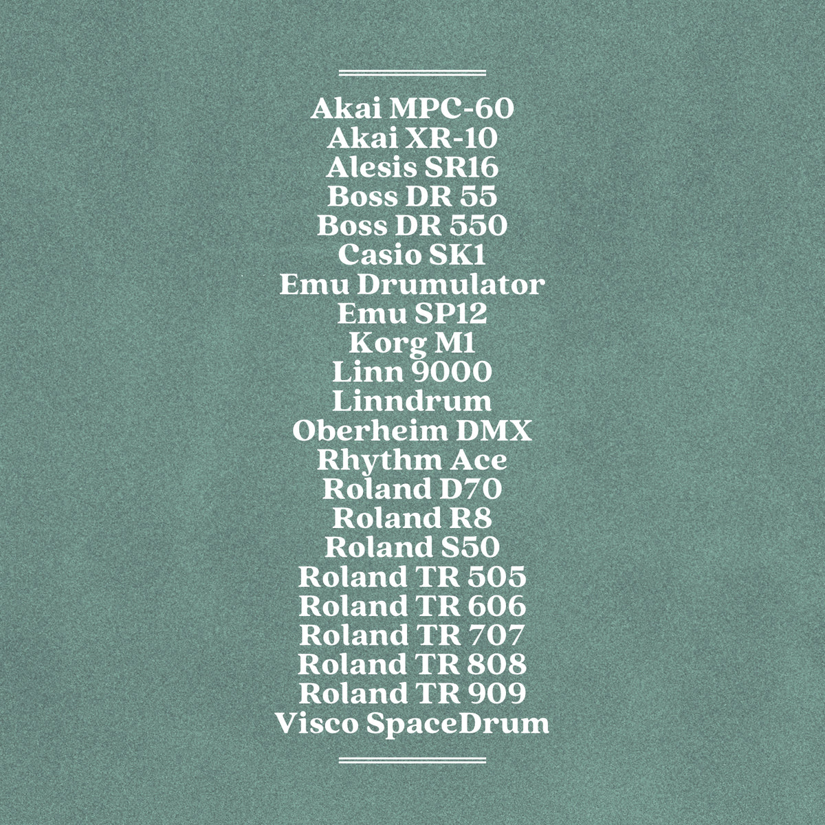 Classic Drum Machines Sample Pack – FoldyMakes